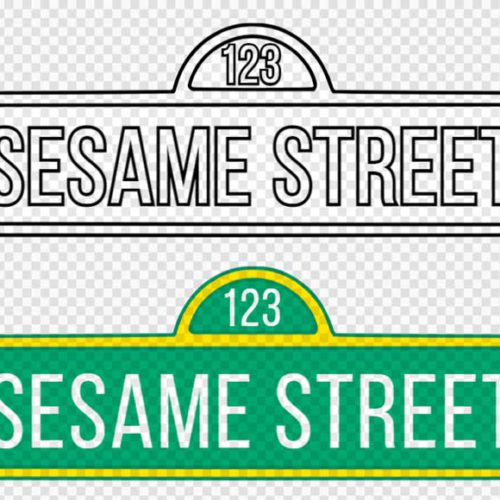[FREE] Sesame Street Sign Template - MockoFUN