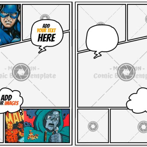 💥 Comic Strip Template - MockoFUN