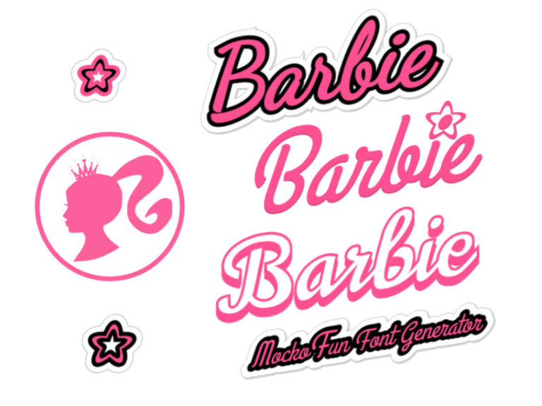🎀 Barbie Font Generator - MockoFUN