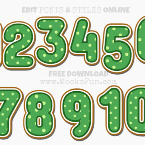Numbers Clipart 1-10 - MockoFUN