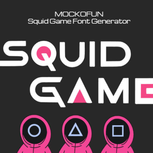 [FREE] Squid Game Font Generator - MockoFUN 〇