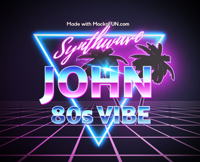 80s Font Generator Mockofun