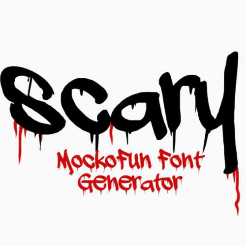 😱 [FREE] Creepy Font Generator - MockoFUN