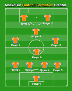 ⚽ Football Formation Creator - MockoFUN