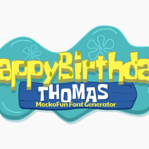 Spongebob Font Generator - MockoFUN