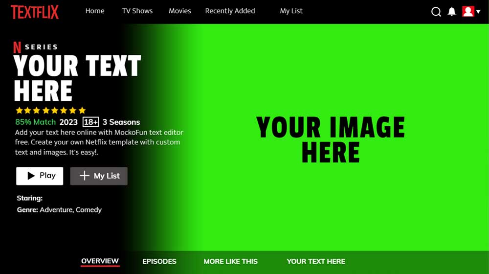 How To Make A Netflix Template Printable Templates