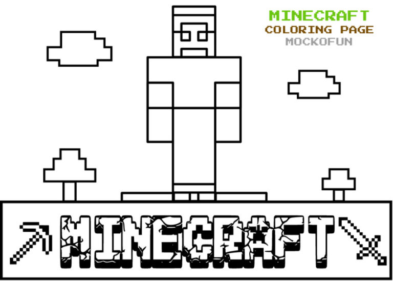 Minecraft Coloring Pages - MockoFUN