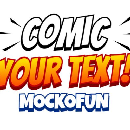 Comic Font Generator - MockoFUN