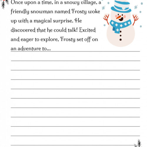 Christmas Writing Prompts - MockoFUN