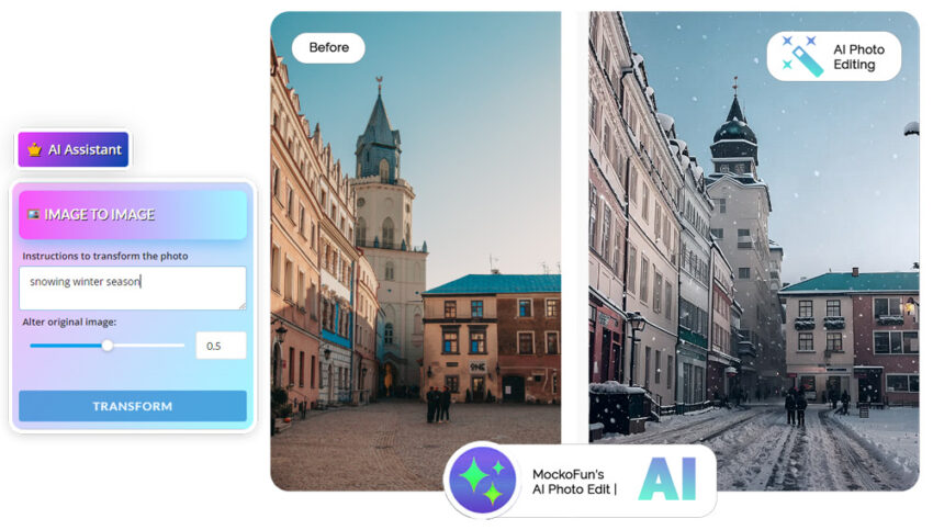 AI Image to Image - MockoFUN