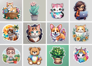 AI Sticker Generator - MockoFUN