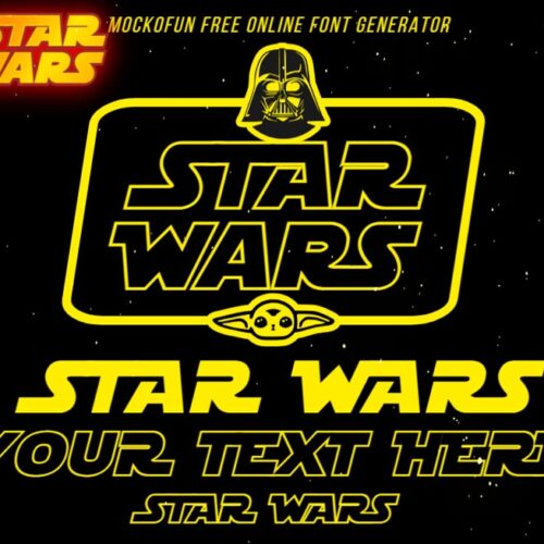 Star Wars Font Generator - MockoFUN