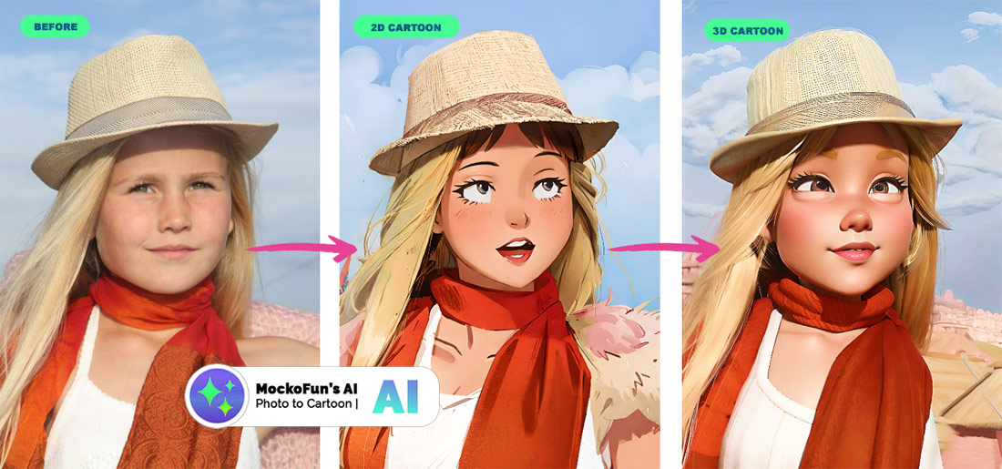 AI Cartoon Generator - MockoFUN