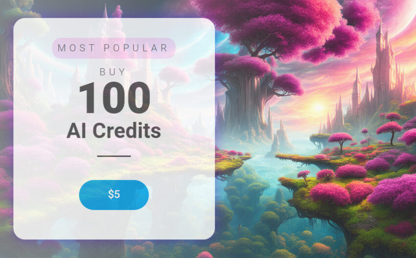 100 AI Credits - MockoFUN