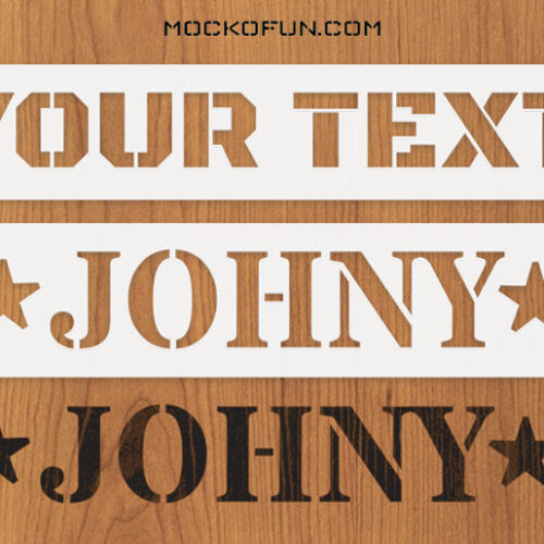 Stencil Name - MockoFUN