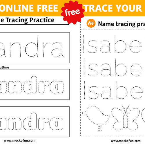 ️ Name Tracing Generator [Free] - MockoFUN