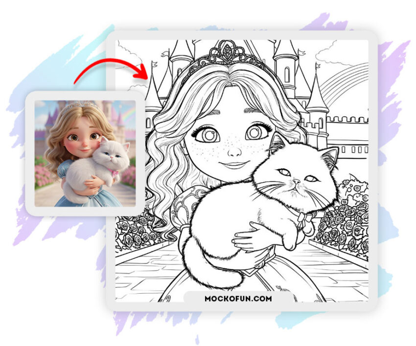 AI Coloring Book Generator - MockoFUN