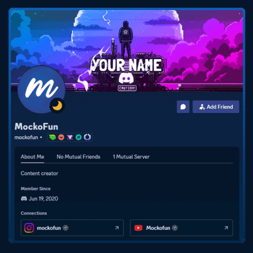 Discord Banner GIF Maker - MockoFUN
