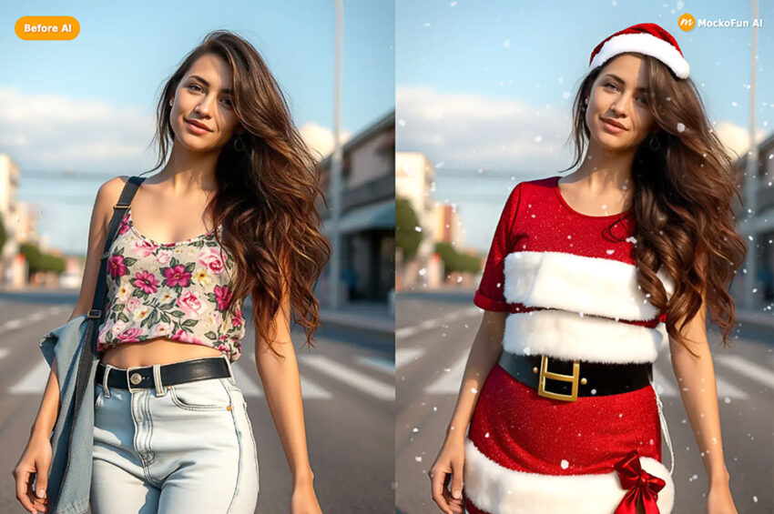 AI Clothes Changer Online Free - MockoFUN