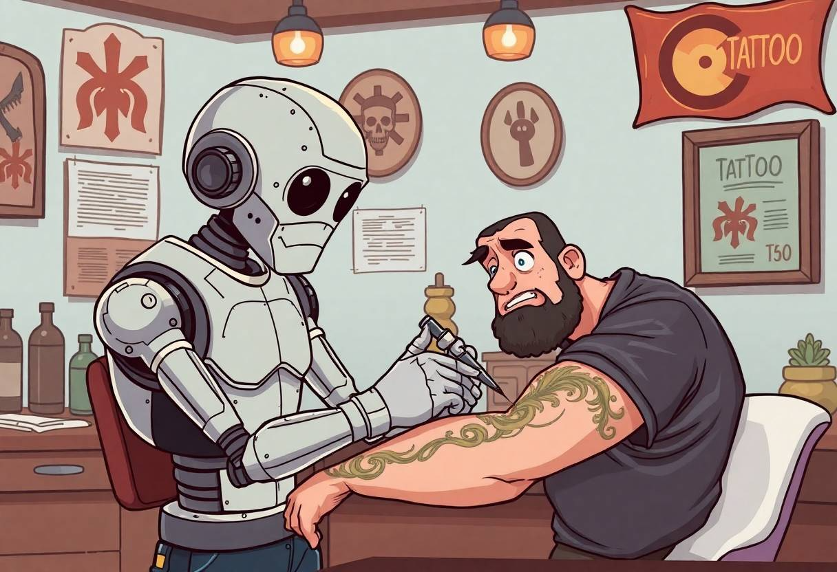 AI Tattoo Machine - MockoFUN