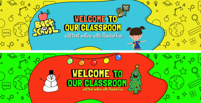 Free Animated Google Classroom Headers - MockoFUN