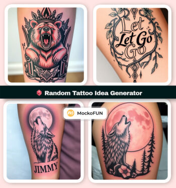 Tattoo Idea Generator - MockoFUN