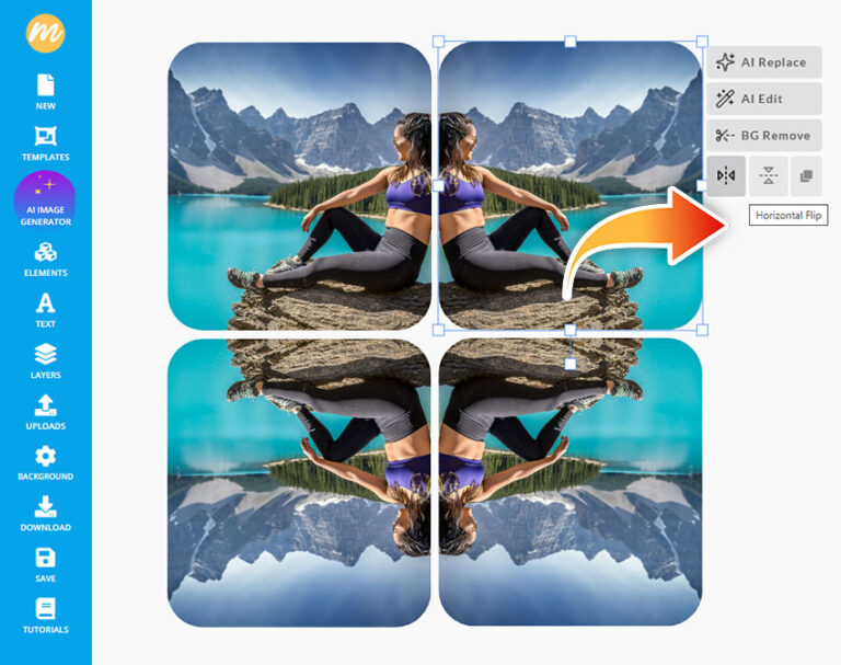 Image Flipper Online - MockoFUN