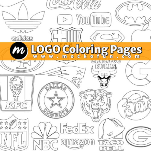 Logo Coloring Pages - MockoFUN