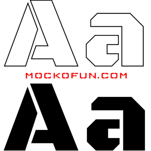 Letter Stencils - MockoFUN
