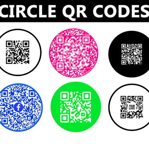 Circle Qr Code - MockoFUN